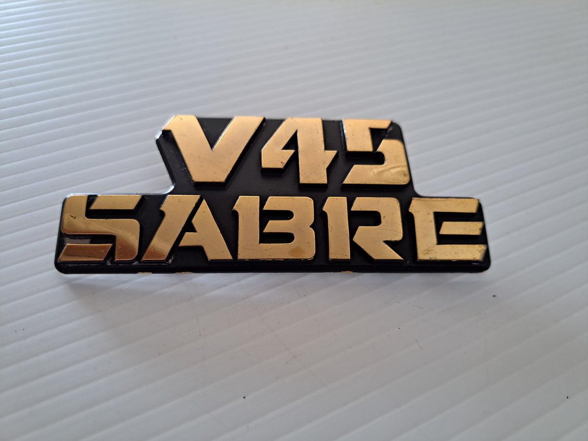 V45 Sabre Side cover Emblem – Oshawa Cycle Salvage